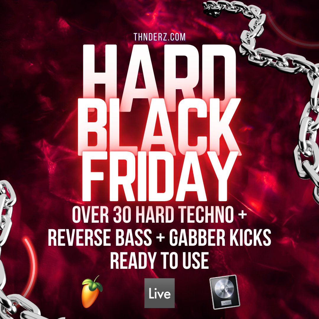 HARD TECHNO KICK BLACK FRIDA! HARD KICK + REVERSE BASS + GABBER KICKS ...